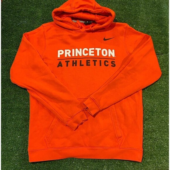 Nike | Shirts | Princeton Tigers Hoodie Mens Medium Orange Nike ...